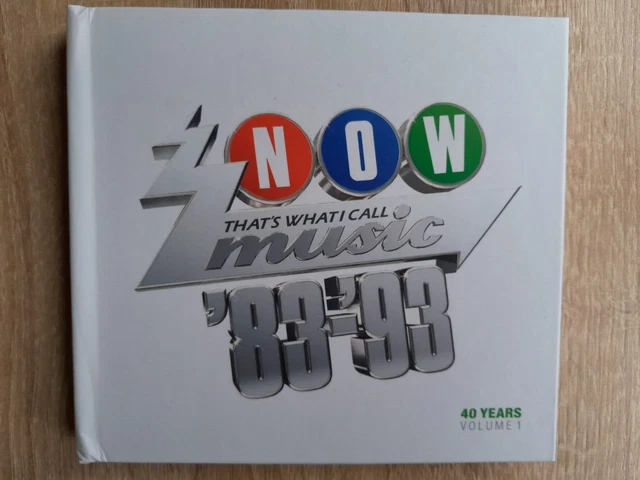 NOW THATS WHAT I CALL MUSIC 40 YEARS (vol 1) 83 TO 93 - inc ADAMSKI -3 ...