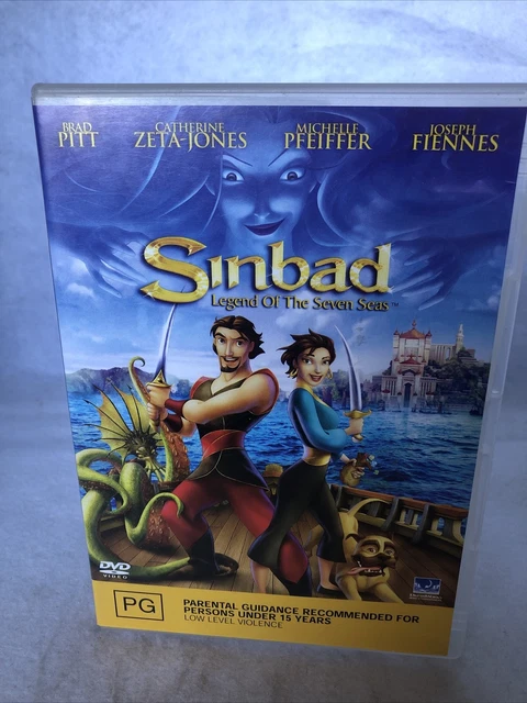 SINBAD-LEGEND OF THE Seven Seas (DVD, 2003)VGC. Free Shipping Reg4 $10. ...