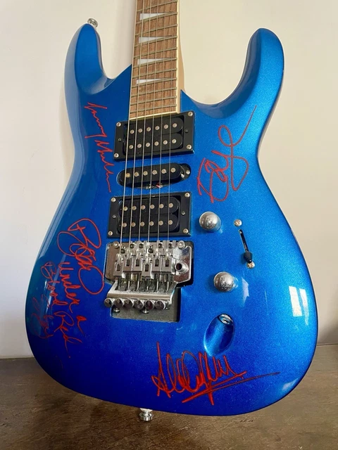 RARE U2 BONO Edge Larry Adam Signed Electric Guitar original genuine ...