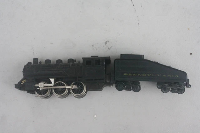 MANTUA HO SCALE Pennsylvania PRR #99 Black Steam Locomotive w tender 0 ...