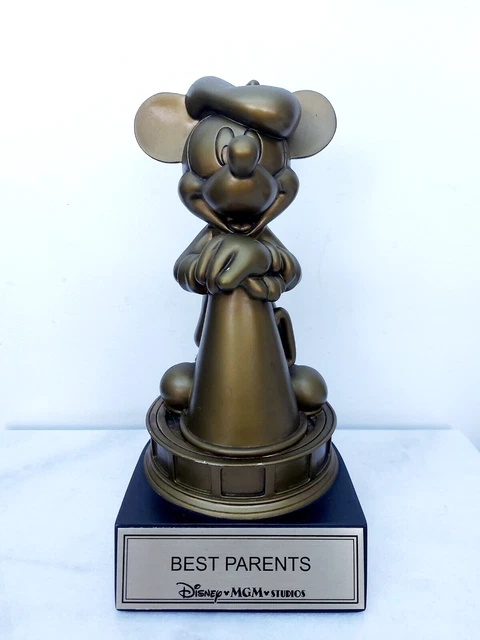WALT DISNEY PARKS MGM Studios Mickey Mouse Trophy Best Parents Figurine ...