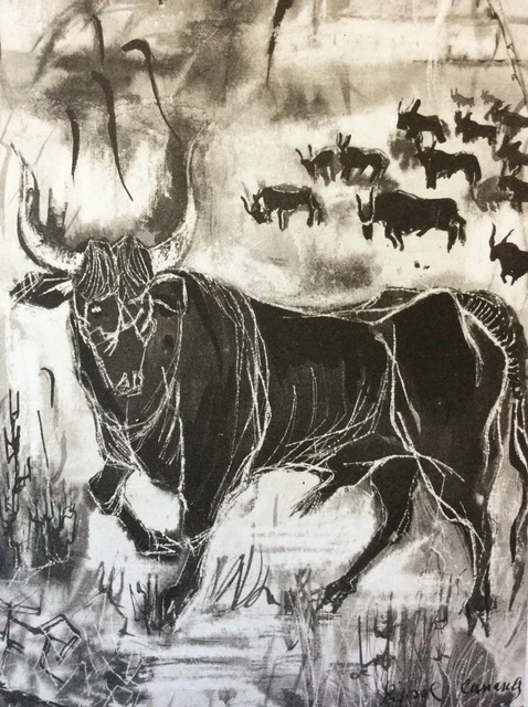 CONTES PROVENCE JANINE Canarelli illustration La mort de Bramaïre ...