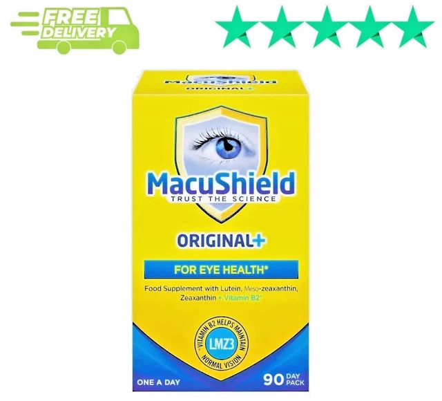MACUSHIELD ONE-A-DAY FOOD Supplement - 90 Capsules £19.07 - PicClick UK