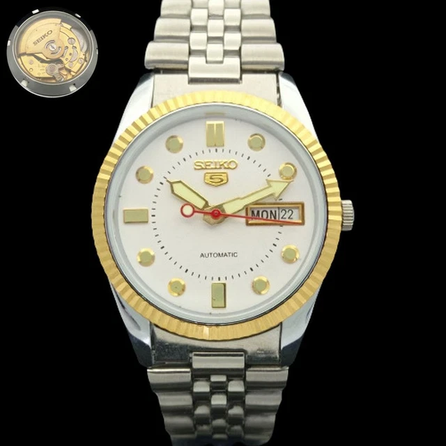 VINTAGE SEIKO TRANSPARENT BACK JAPAN MENS AUTOMATIC WATCH 575a-a304783 ...