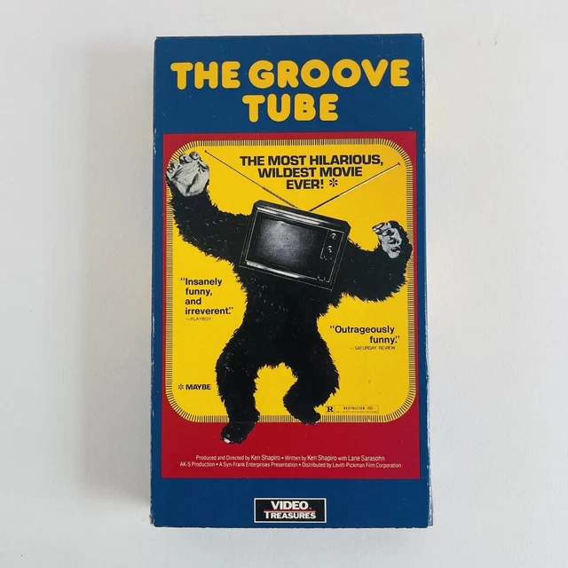 THE GROOVE TUBE VHS Movie VTG 1984 Tape Comedy Chevy Chase Curtis ...