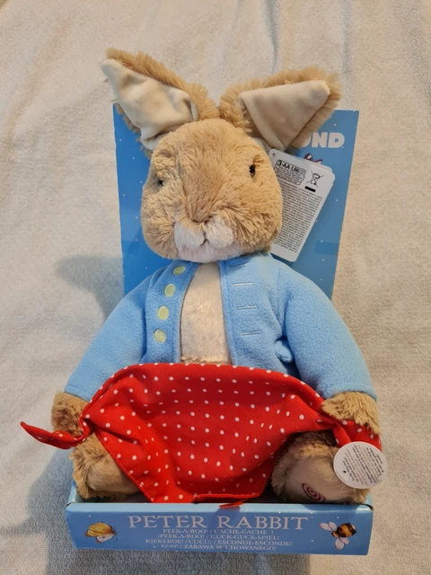 OFFICIAL GUND BEATRIX Potter Peter Rabbit Peek a Boo Plush Soft Toy ~ # ...