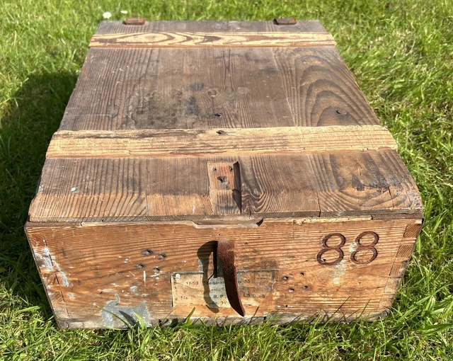 ORIGINAL WW2 GERMAN Army Wehrmacht Wooden Ammunition Box EUR 9,28 ...