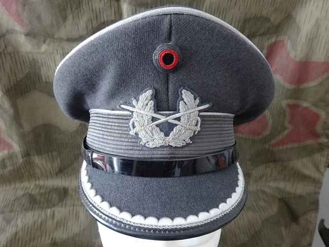 BUNDESWEHR SCHIRMMÜTZE HEER Offizier ORIGINAL älter Frühe Bundeswehr 54 ...