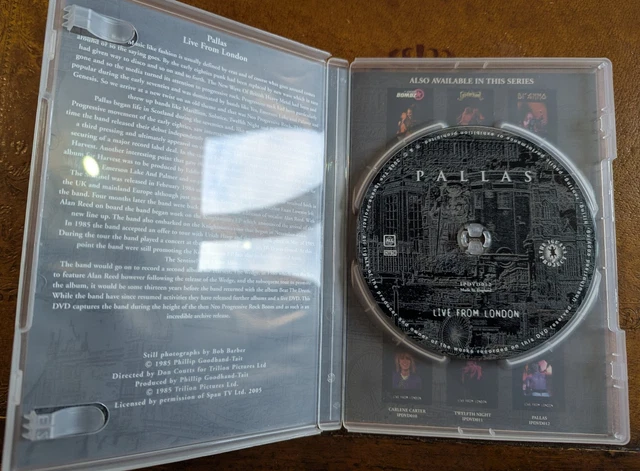 PALLAS - LIVE From London - Camden Palace Theatre 1985 (RARE Music DVD ...