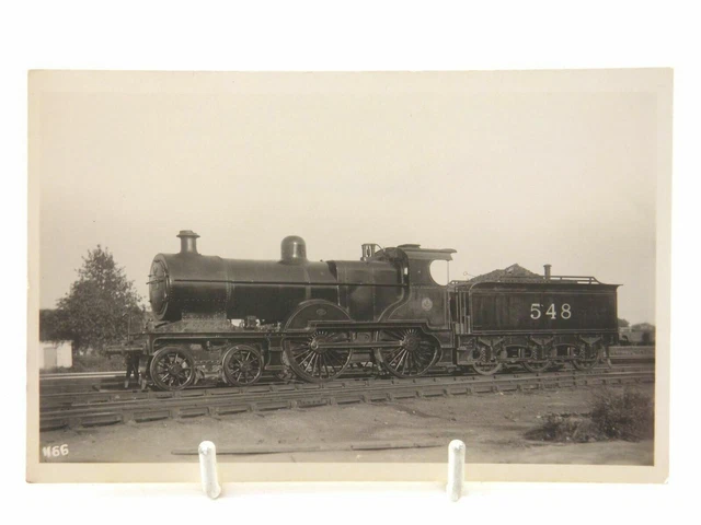 ANTIQUE REAL PHOTOGRAPH railway train postcard 548 steam locomotive £10 ...