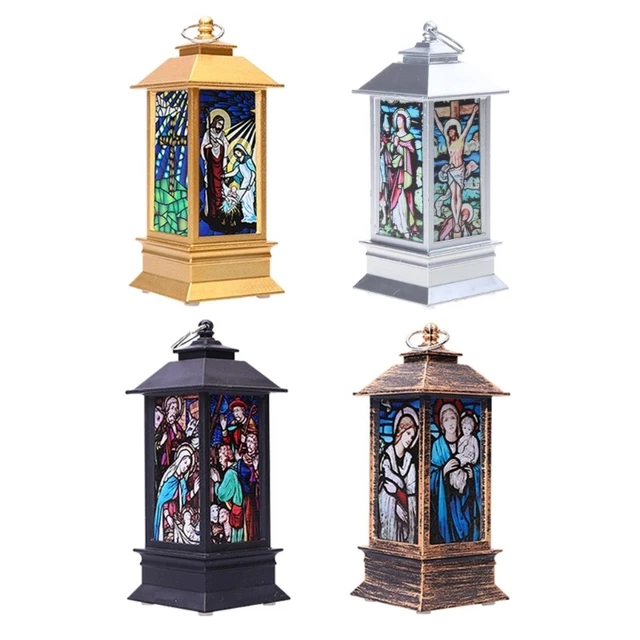 CHRISTMAS LED LIGHT Jesus Wind Lamp for Party Home Church Decoration ...
