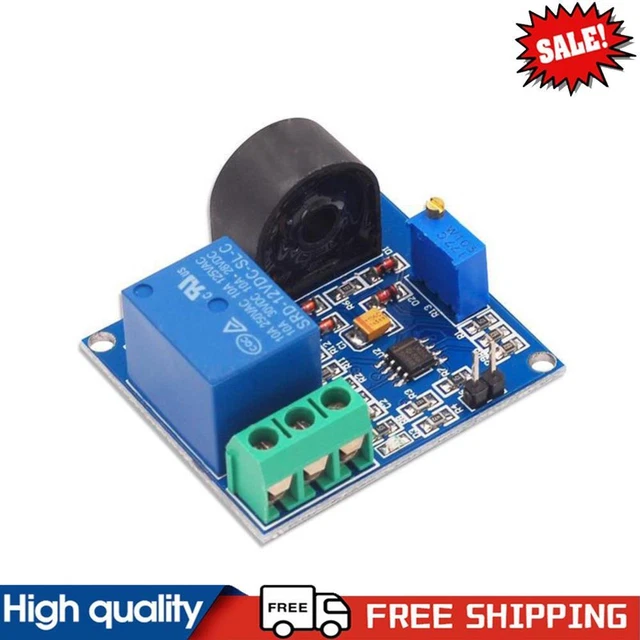 Dc 12v Currents Detection Sensor Module 5a Relay Overcurrent Protection