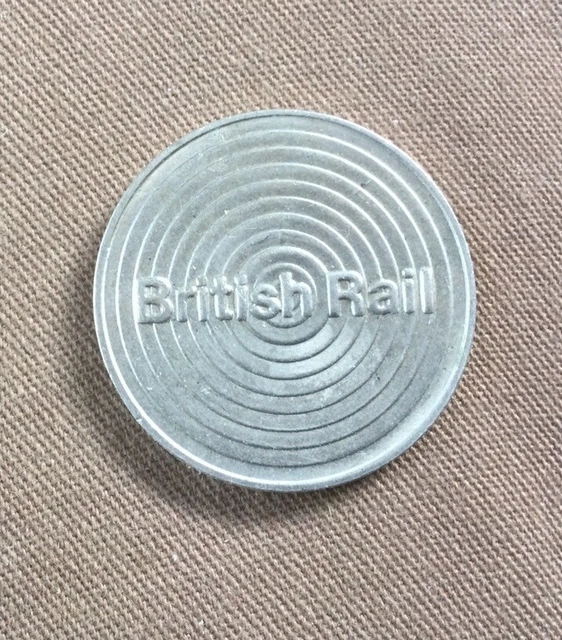 RARE BRITISH RAIL Token Car Park Barrier Staff Issue £4.50 - PicClick UK