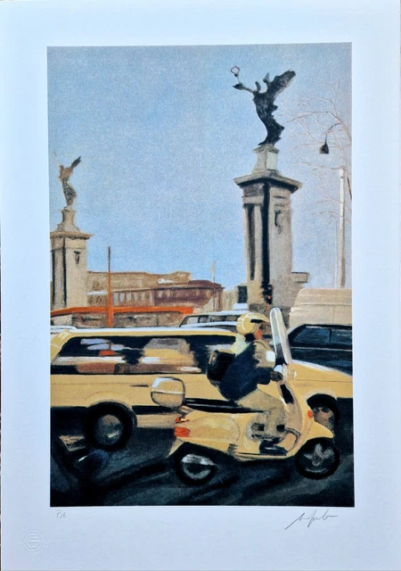 MARIO FERRANTE - Litografia originale P.A. firmata EUR 49,90 - PicClick IT