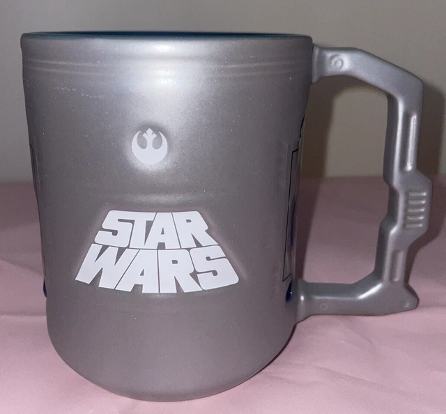 DISNEY STAR WARS R2-D2 and Princess Leia Heat Color Changing Mug 19 oz ...
