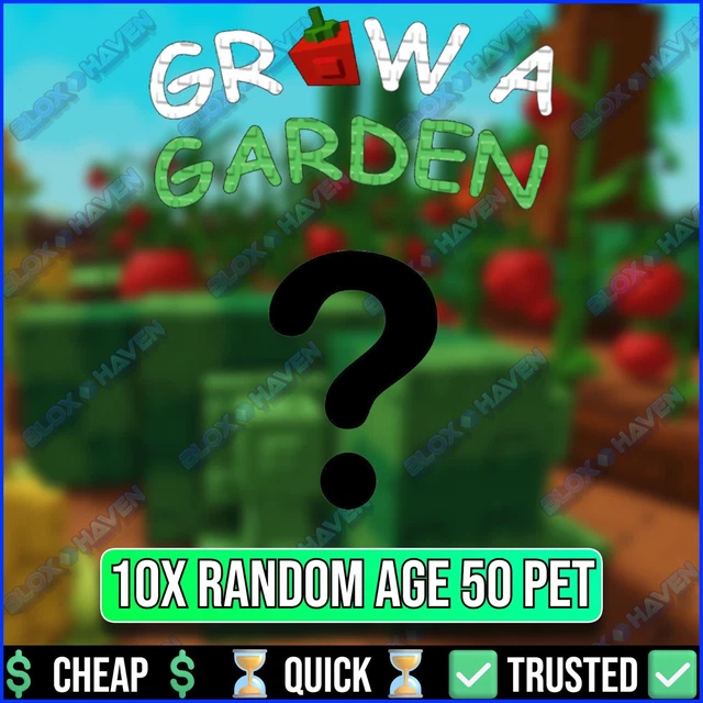 [🟢] GROW A Garden | 🔥10x RANDOM Age 50+ Pet🔥 |🛒Cheap & Quick Delivery £ ...