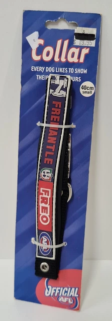 AFL FREMANTLE DOCKERS Dog Collar Small 40cm Official Licensed ...
