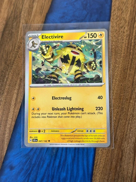 ELECTIVIRE 47/142 STELLAR Crown Pokemon Card Mint £1.34 - PicClick UK