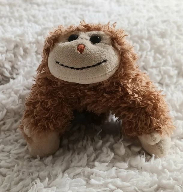 JELLYCAT RARE RETIRED Monkey Ape Mini Soft Plush Toy With Pink Nose £99 ...