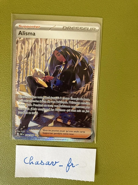 CARTE POKÉMON ALISMA 226/197 Alternative EV3 Flammes Obsidiennes NEUF ...