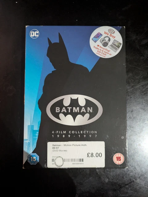 BATMAN - THE Motion Picture Anthology 1989-1997 (Box Set) (DVD, 2009) £ ...