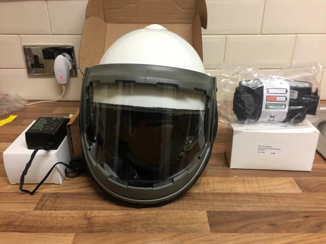 SCOTT SAFETY PROCAP tornado battery powered Respirator air fed helmet ...