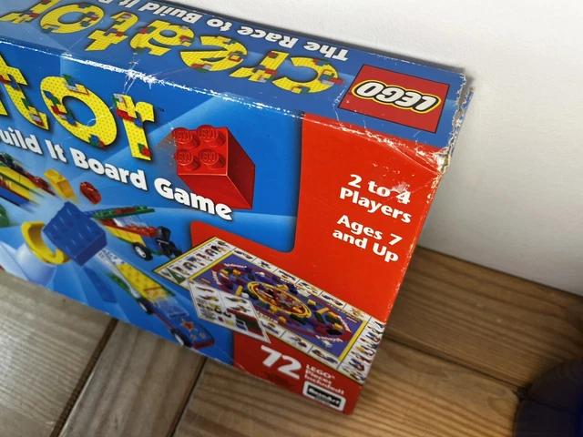 LEGO CREATOR THE Race To Build It Board Game 1999 - RARE VINTAGE ...