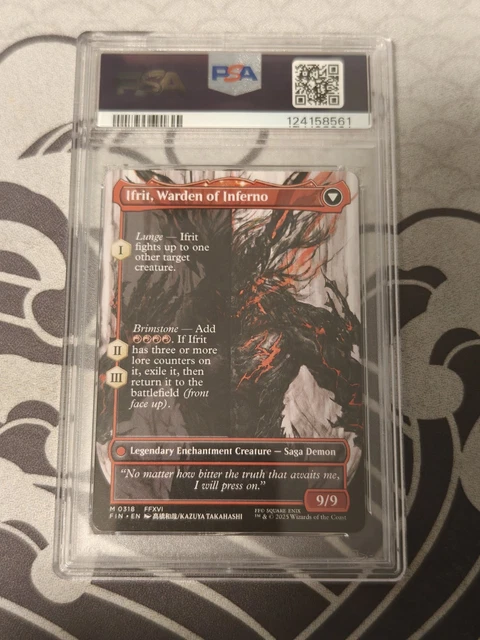 PSA 10 ~ CLIVE, IFRIT'S DOMINANT IFRIT WARDEN INFERNO NonFoil MTG Final ...