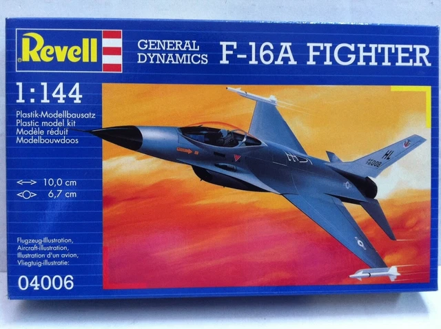 REVELL MODEL KIT 1:144 4006 General Dynamics F-16A FIGHTER MIB, 1981 £ ...