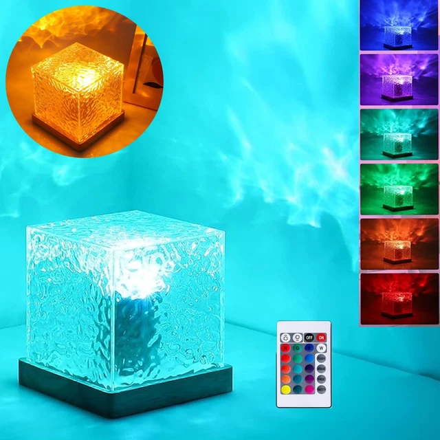 TABLE LAMP GALAXY Projector Light Bedroom Ocean Wave Sensory Light ...
