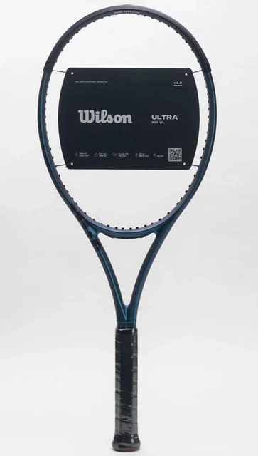 NEW WILSON ULTRA 100UL v4.0 Tennis Racquet grip size 4 1/8'' unstrung ...