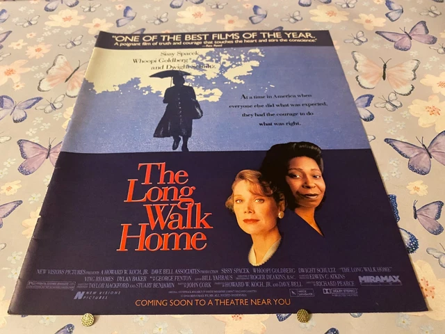 PAD8 MOVIE ADVERT 12X10 The Long Walk Home : Sissy Spacek. Whoopi ...