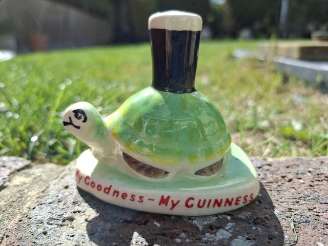 1950S CARLTON WARE My Goodness My Guinness Advertising Tortoise Turtle ...