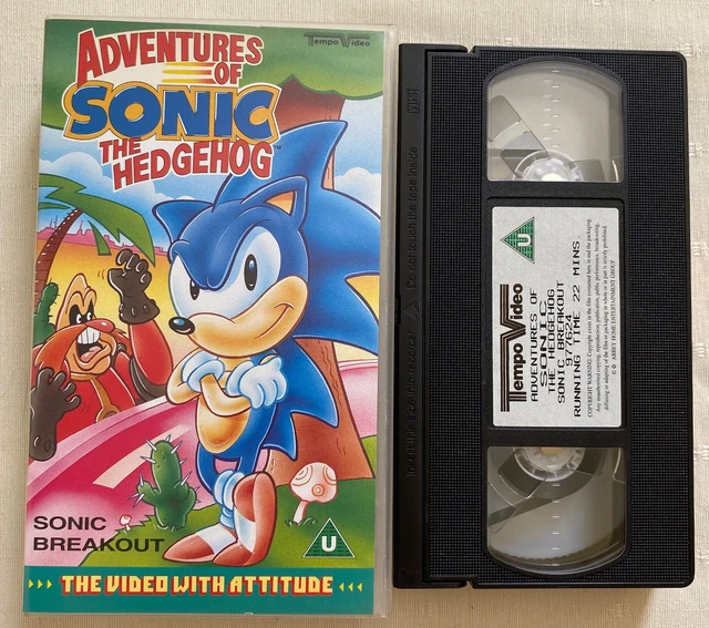 ADVENTURES OF SONIC the Hedgehog: VHS tape PAL Region 2 : Sonic ...