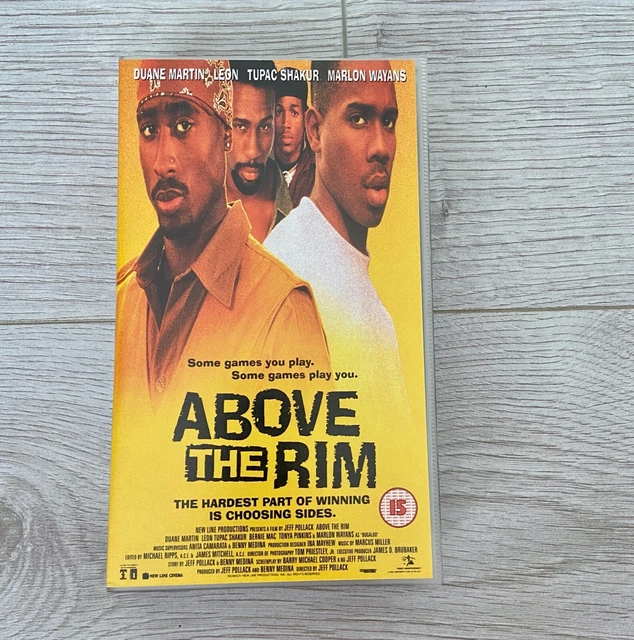 TUPAC ABOVE THE Rim VHS Tape £17.20 - PicClick UK