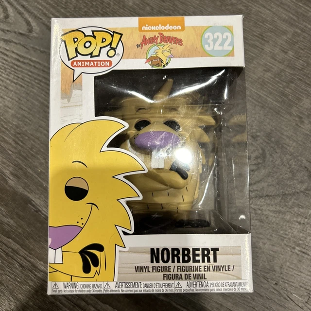 FUNKO POP NORBERT Angry Beavers #322 Nickelodeon Animación Nuevo en ...