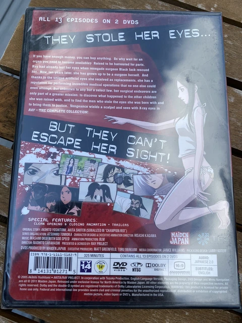 RAY THE ANIMATION Complete Series DVD Anime Maiden Japan Rare OOP New ...