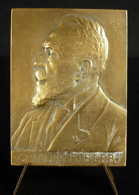 MEDAL CHARLES RISLER Homme Political Pillet 1919 Thann Lord Mayor 7e ...