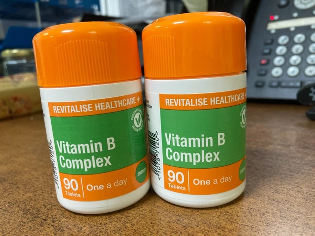 2 X REVITALISE Vitamin B Complex 90 Tablets , healthcare supplement £6. ...