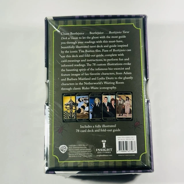 BEETLEJUICE TAROT DECK & Guide by Casey Gilly £5.96 - PicClick UK