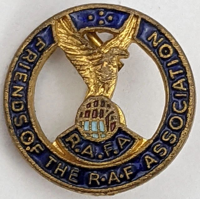 VINTAGE FRIENDS OF the RAF Association (RAFA) Members Badge, c 1940s £5 ...