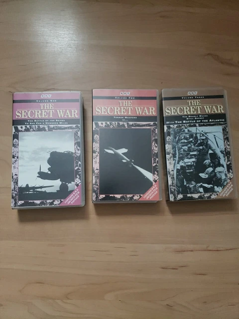 THE SECRET WAR Collection BBC VHS Volumes 1-3, World War 2 £9.00 ...