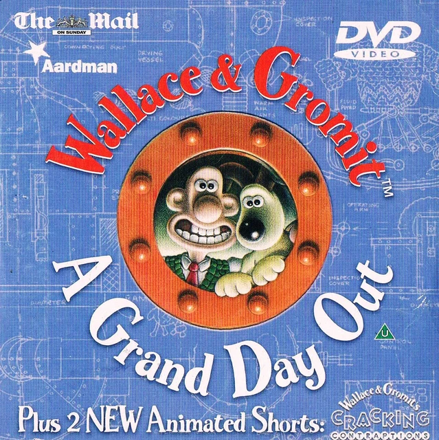 WALLACE GROMIT - A Grand Day Out (DVD, 2009) Disc Only Free Shipping📀 £ ...
