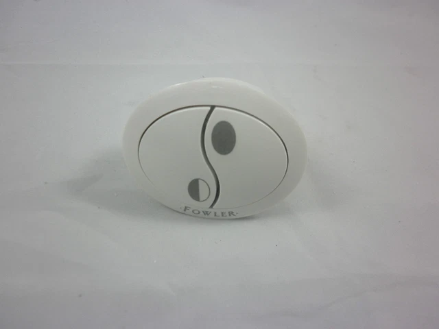 REPLACEMENT BUTTON FOR Fowler Toilet Cistern Oval White 850664W $38.00 ...