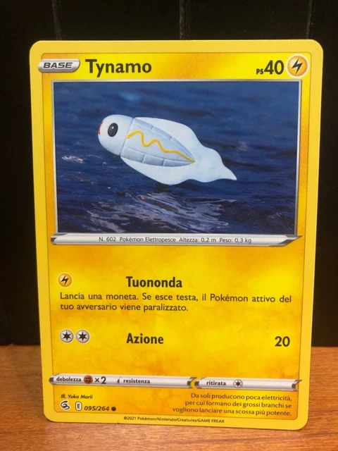 CARTA POKEMON TYNAMO 095/264 Colpo Fusione 2021 Italiano Nuovo EUR 1,20 ...