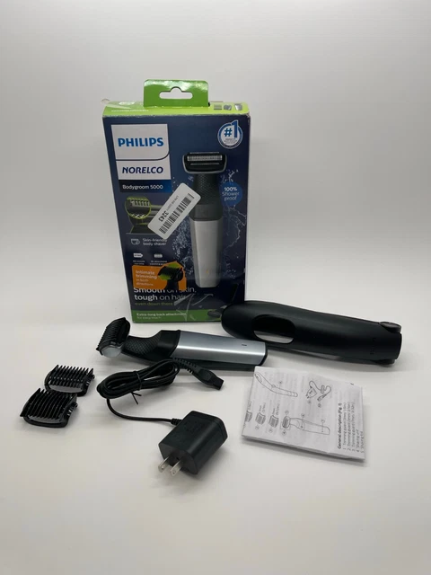 PHILIPS NORELCO BODYGROOM Series 5000 Showerproof Body Trimmer BG5025 ...