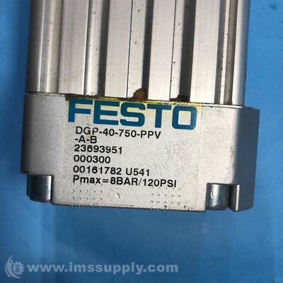 FESTO DGP-40-750-PPV-A-B PNEUMATIC Linear Actuator USIP £98.98 ...