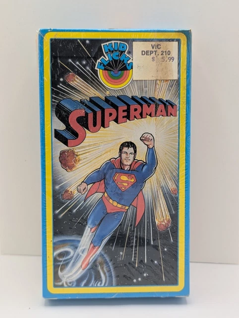 SEALED 1987 SUPERMAN InterGlobal Home Video Promotions VHS Kid Flicks ...