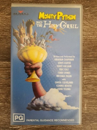 MONTY PYTHON AND The Holy Grail Vhs Video Tape Pg 1974 As New $19.13 ...