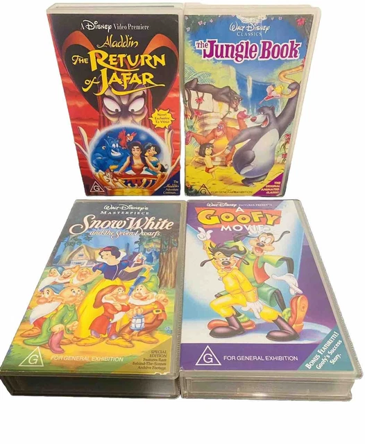 WALT DISNEY BUNDLE - x4 VHS $19.99 - PicClick AU